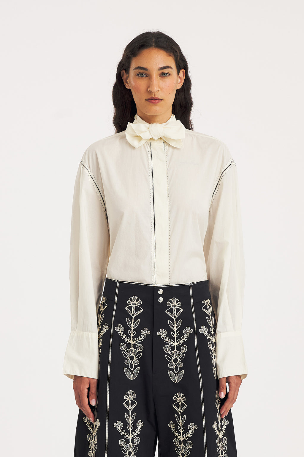Miranda Blouse – Hand-Embroidered Elegance by Antik Batik