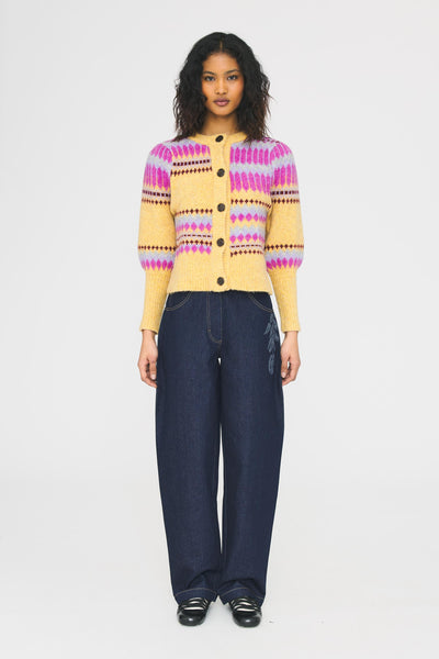 Mohi Cardigan – Asymmetrical Wool Elegance by Antik Batik