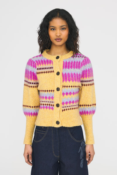Mohi Cardigan – Asymmetrical Wool Elegance by Antik Batik