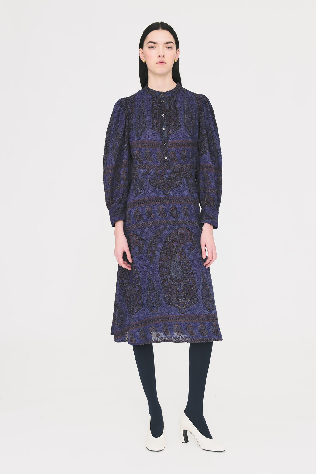 Tamari Dress – Jacquard Elegance by Antik Batik